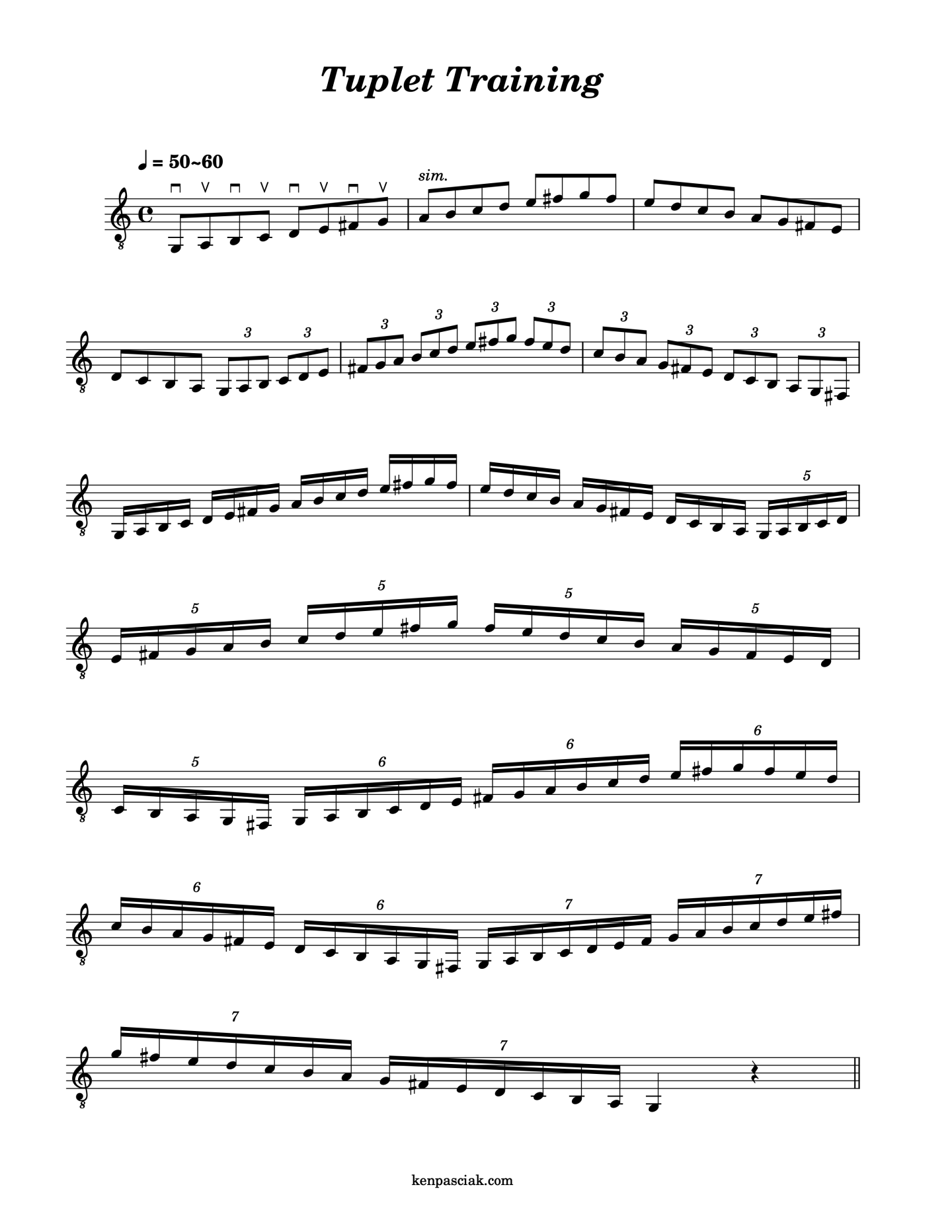 Tuplet Training – Ken Pasciak